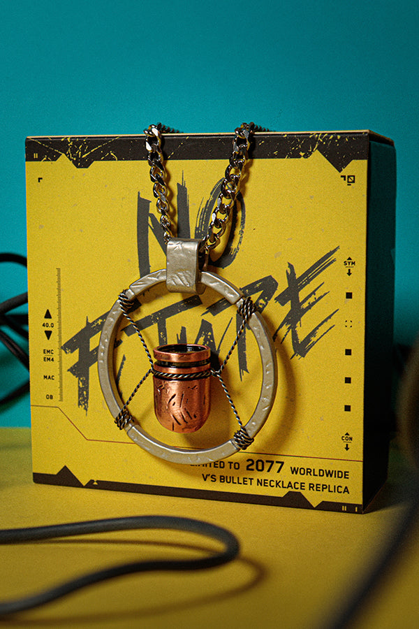 CYBERPUNK 2077 V’S BULLET NECKLACE REPLICA – CD PROJEKT RED Gear Store - EU