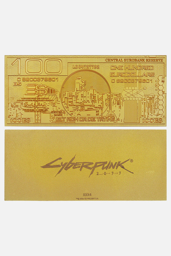 CYBERPUNK 2077 METAL EURODOLLAR REPLICA – CD PROJEKT RED Gear Store - EU